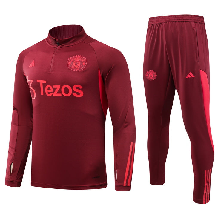 Manchester United Maroon Training Tracksuit – Pro Ballers SA